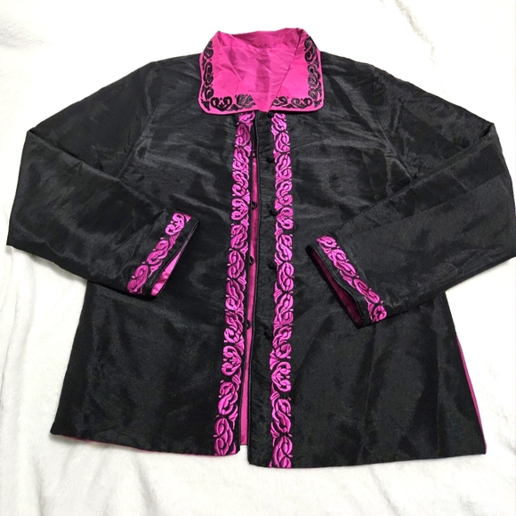 Jackets & Coats | Vintage Reversible Chinese Tang Jacket | Poshmark